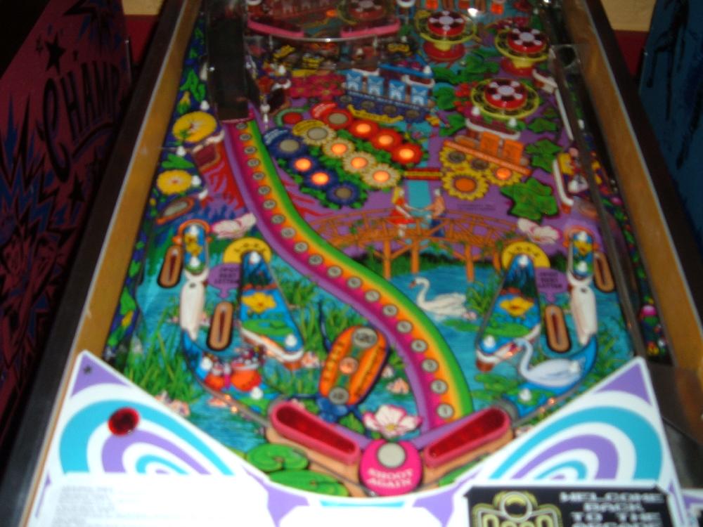 Zaccaria Farfalla pinball machine 1983 coin operated arcade game